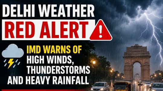 Delhi Weather On Red Alert, June 13: IMD Forecasts Heavy Rainfall ...