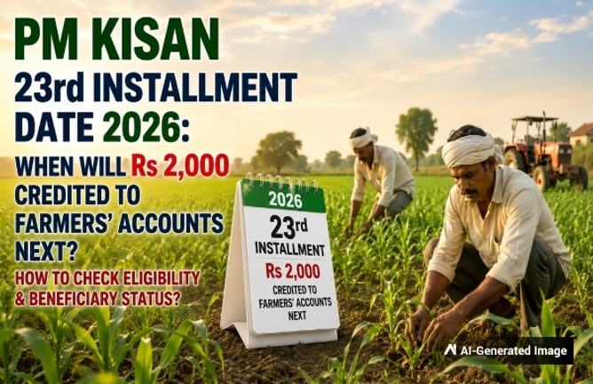 PM Kisan 23rd Installment 2026 Date OUT: When Will Farmers Get Rs 2,000 ...