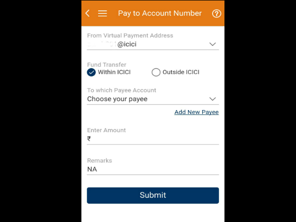 How To Use The UPI App Payment In ICICI Bank Mobile Banking App ...