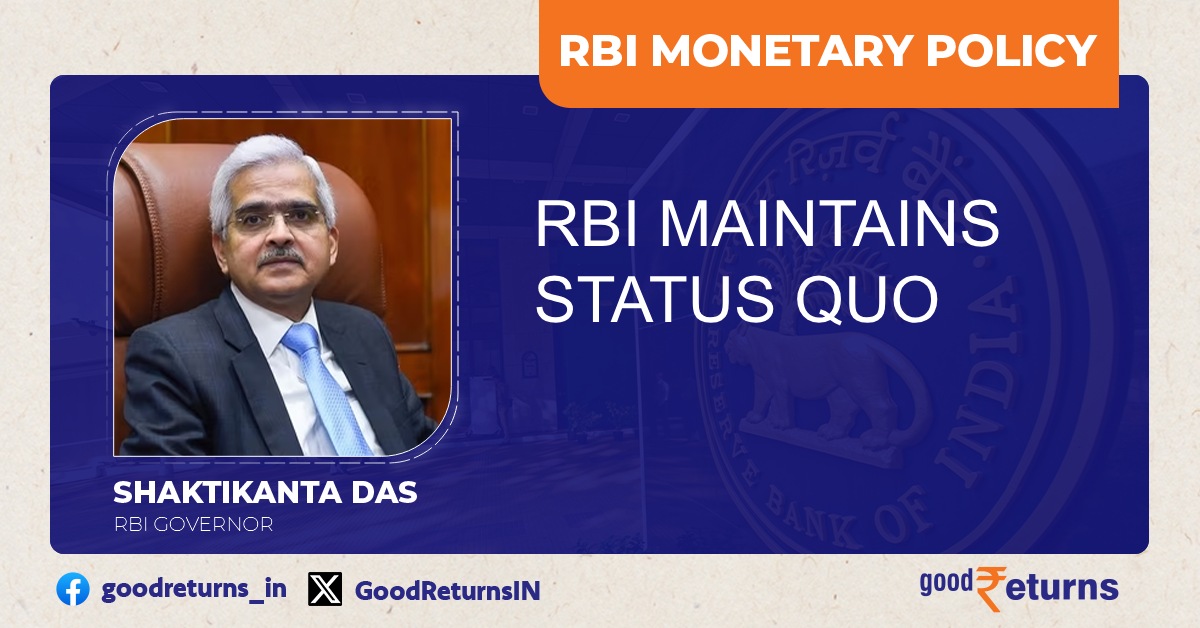 RBI Monetary Policy Live Updates: RBI Maintains Status Quo, Keeps Repo ...
