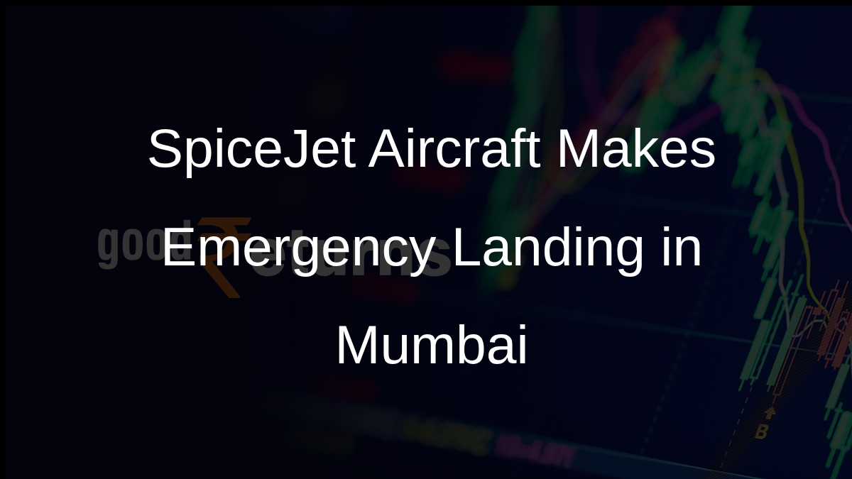 SpiceJet Plane Wheel Falls Off, Emergency Landing in Mumbai - Goodreturns