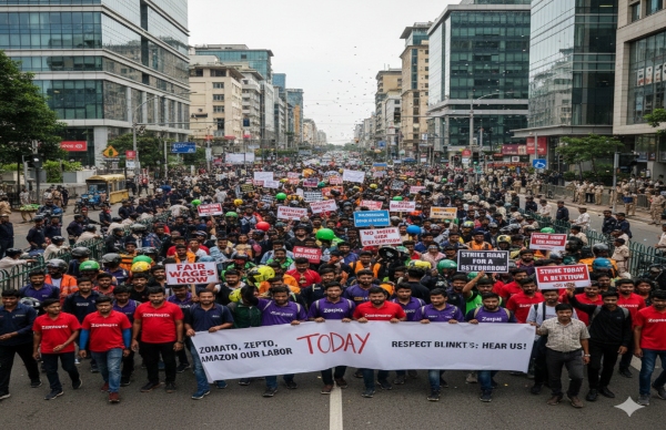 Nationwide Strike: Delivery Employees Demand Pay Hikes; Zomato, Swiggy ...