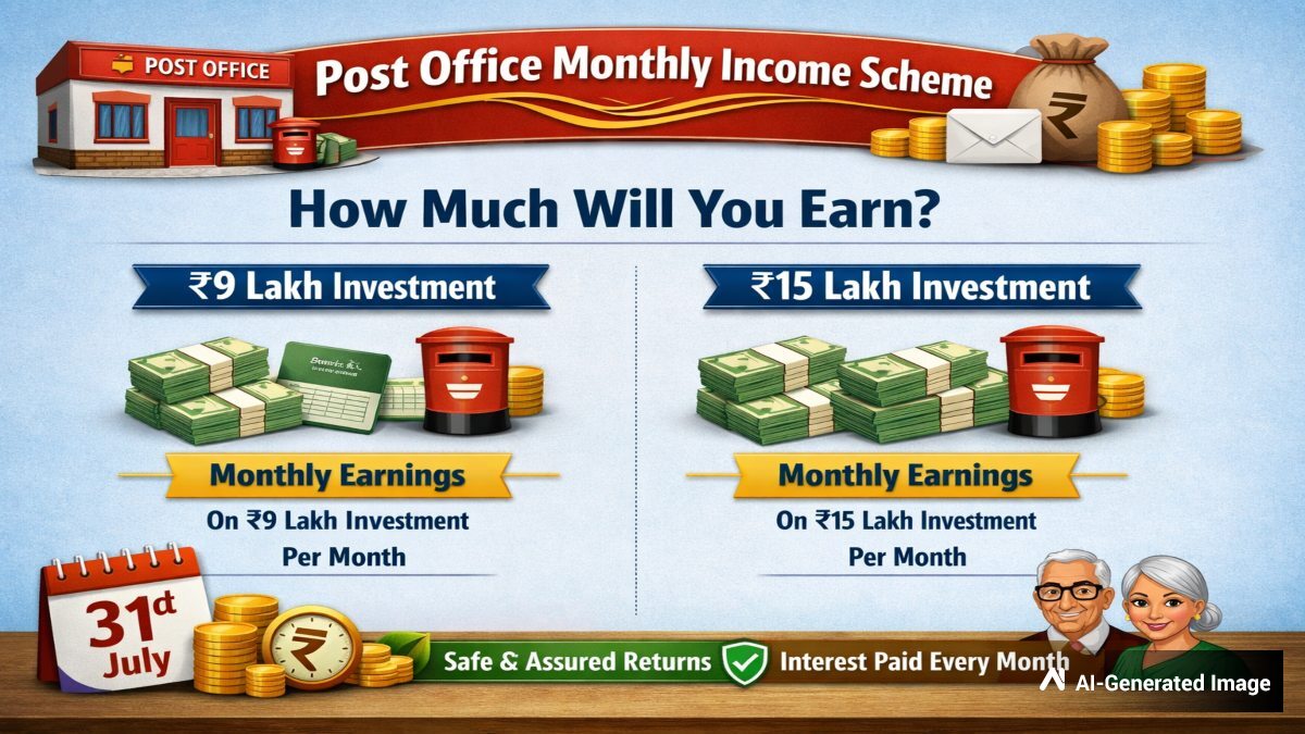 Post Office Monthly Income Scheme: How Much Will You Earn On 9 Lakh ...