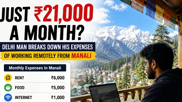 Just Rs 21,000 A Month? Delhi Man Breaks Down His Expenses Of Working ...