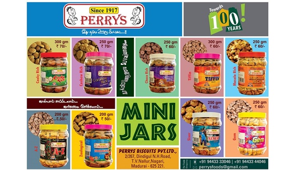 ഉസിലാംപെട്ടിയിൽ നിന്ന് ലോകം കീഴടക്കിയ പെറീസ് ബിസ്ക്കറ്റിന് 100 വയസ്സ് ...