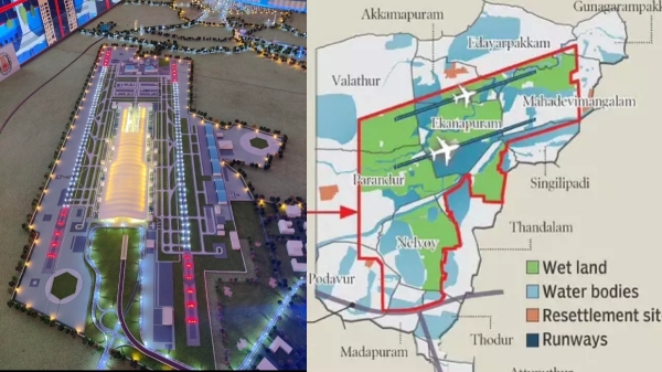 பரந்தூர் விமான நிலையம்: 445 ஏக்கர் நிலம்.. வந்தது முக்கிய அறிவிப்பு ...