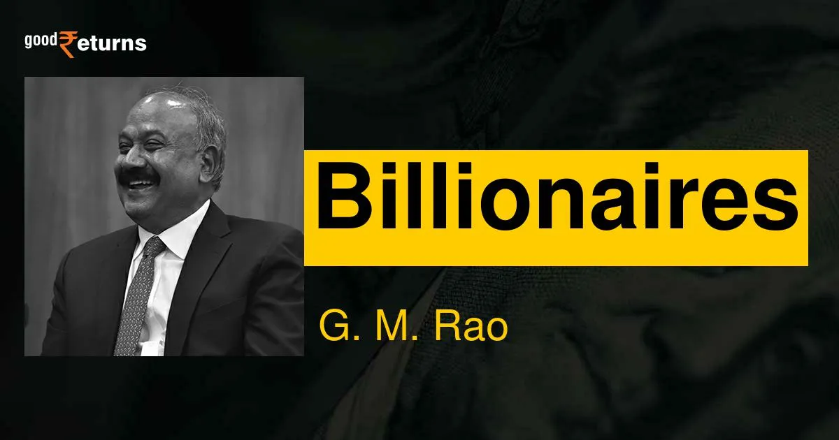 G. M. Rao: G. M. Rao Net Worth, Biography, Age, Spouse, Children & More ...