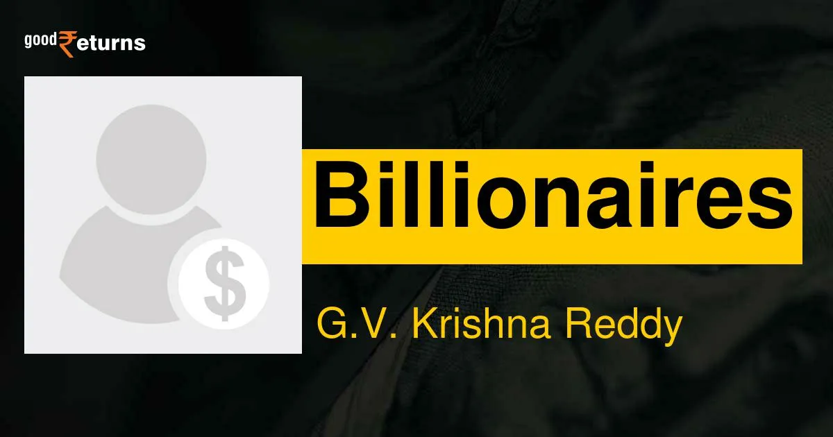 G.V. Krishna Reddy: G.V. Krishna Reddy Net Worth, Biography, Age ...