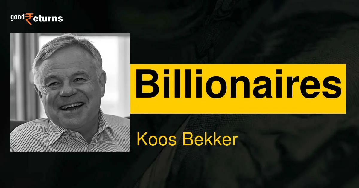 Koos Bekker: Koos Bekker Net Worth, Biography, Age, Spouse, Children ...