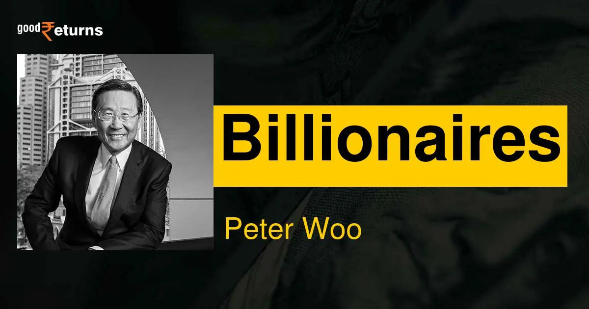 Peter Woo: Peter Woo Net Worth, Biography, Age, Spouse, Children & More - Goodreturns