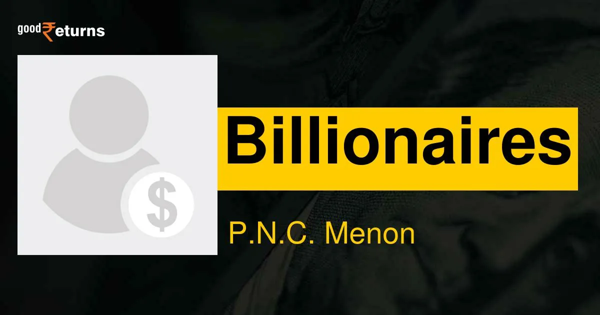 P.N.C. Menon: P.N.C. Menon Net Worth, Biography, Age, Spouse, Children ...