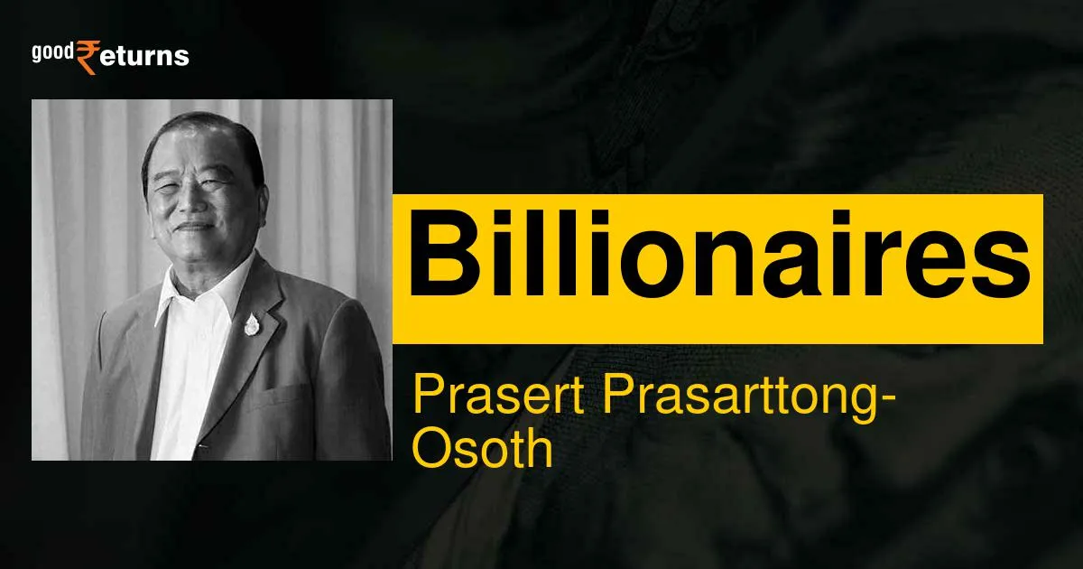 Prasert Prasarttong-Osoth: Prasert Prasarttong-Osoth Net Worth, Biography, Age, Spouse, Children ...