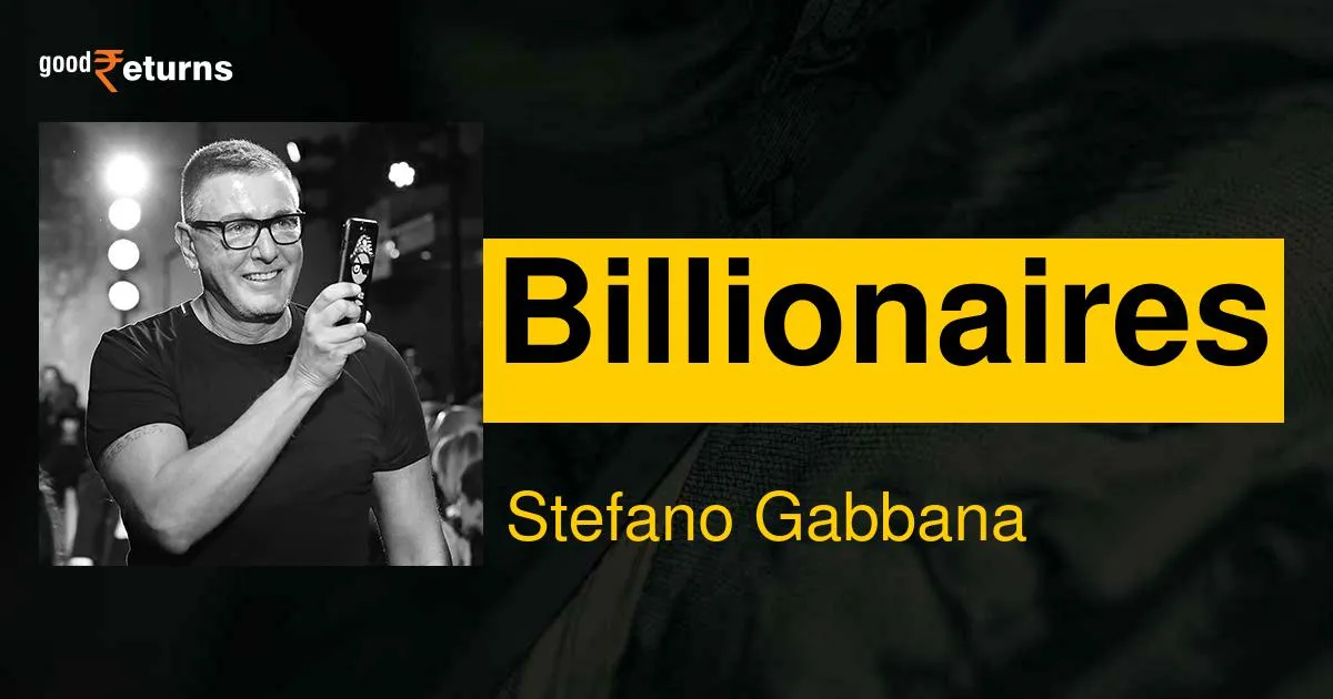 Stefano Gabbana: Stefano Gabbana Net Worth, Biography, Age, Spouse, Children & More - Goodreturns